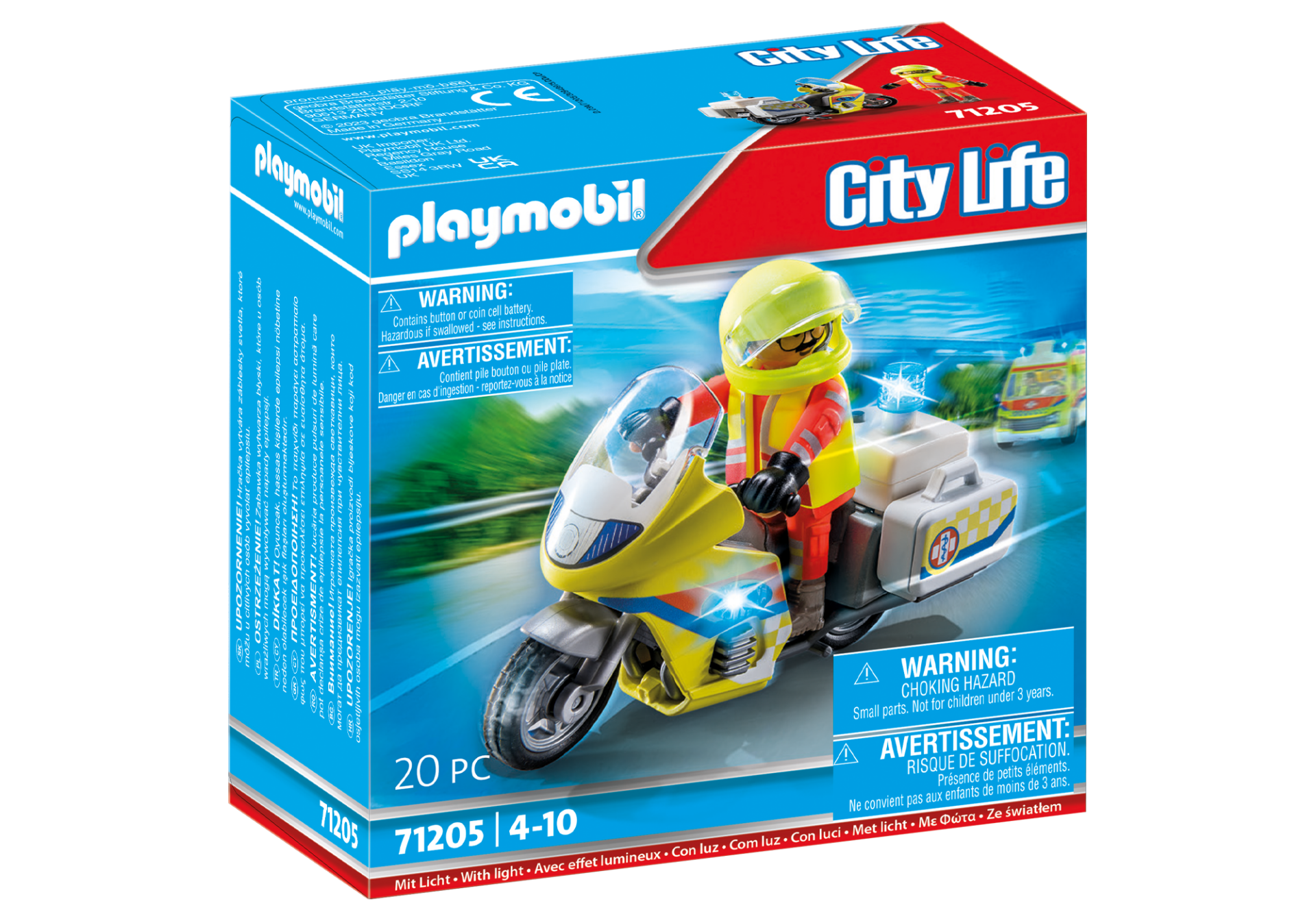 Playmobil 71205 Notarzt-Motorrad - Fahrrad Esper Spielwaren